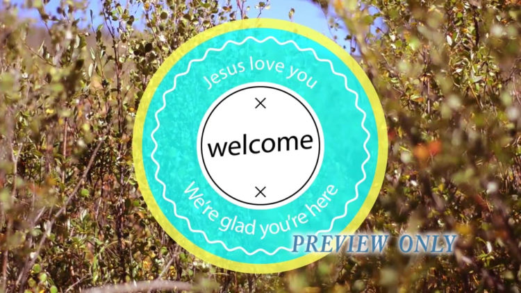 Welcome Nature Shrubs Background | Videos2Worship