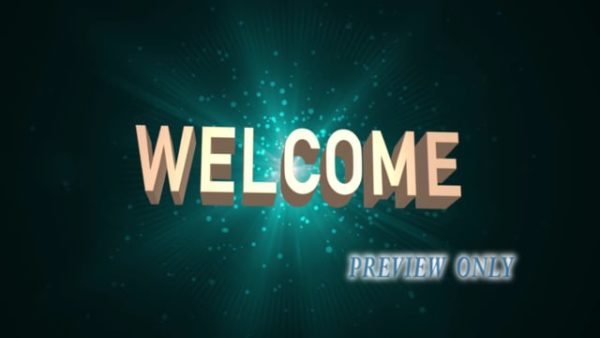 3D Welcome Motion Background | Videos2Worship