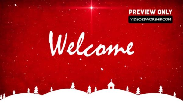 Grunge Red Christmas Eve Title Background | Videos2Worship