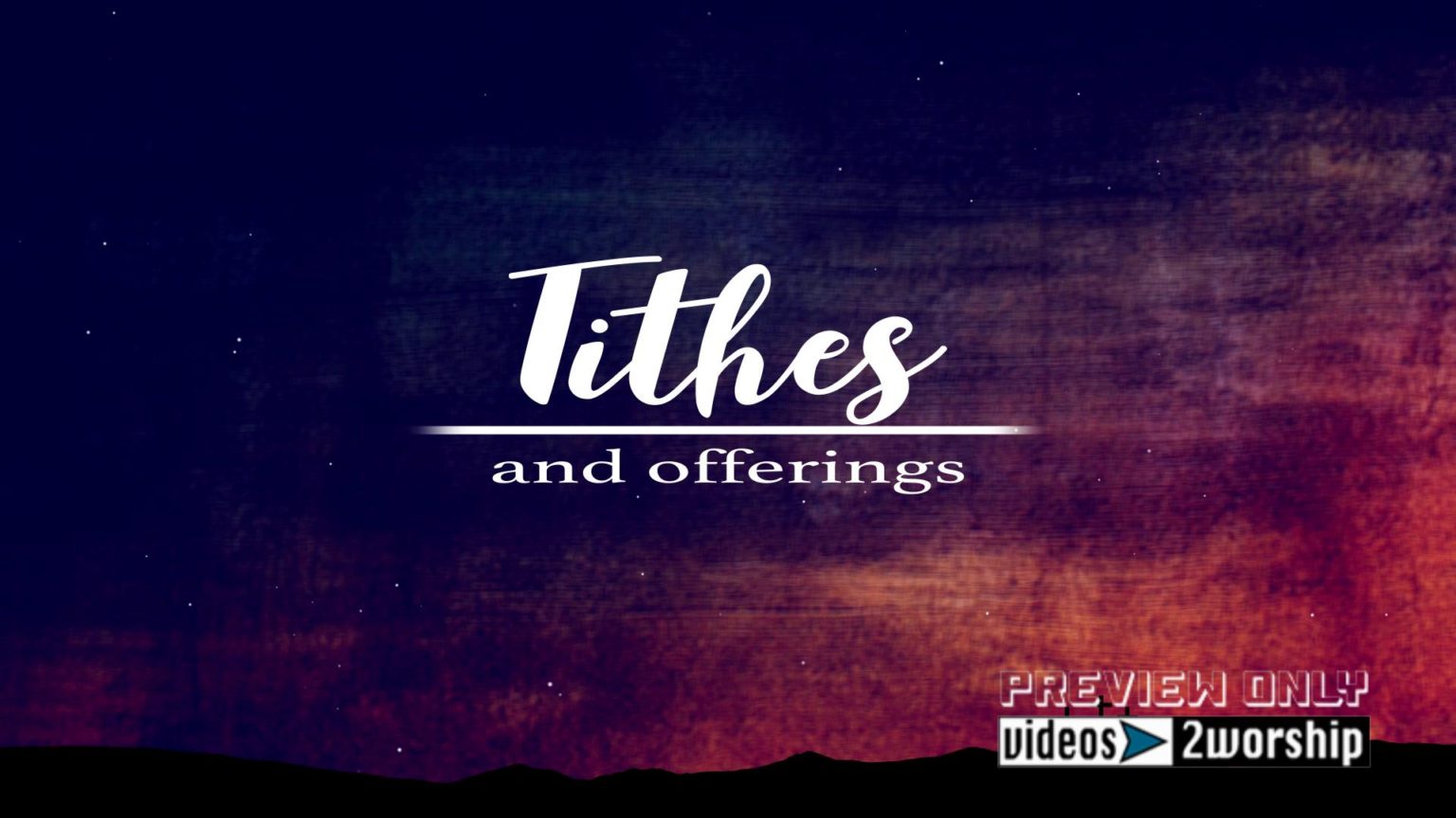 Tithes And Offerings