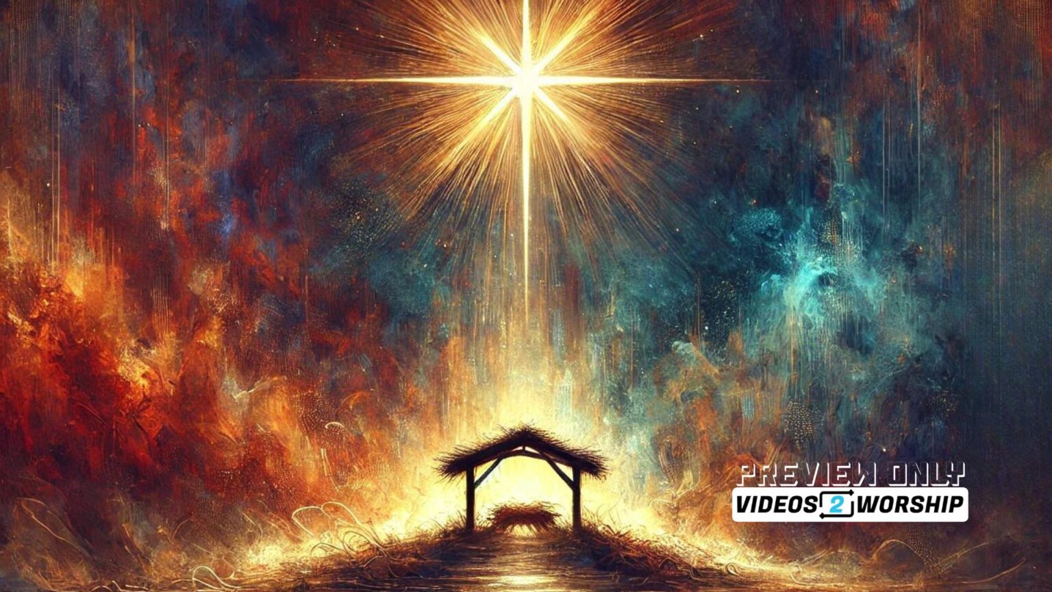 Christmas Manger Still Image Background | Videos2Worship - Motion ...