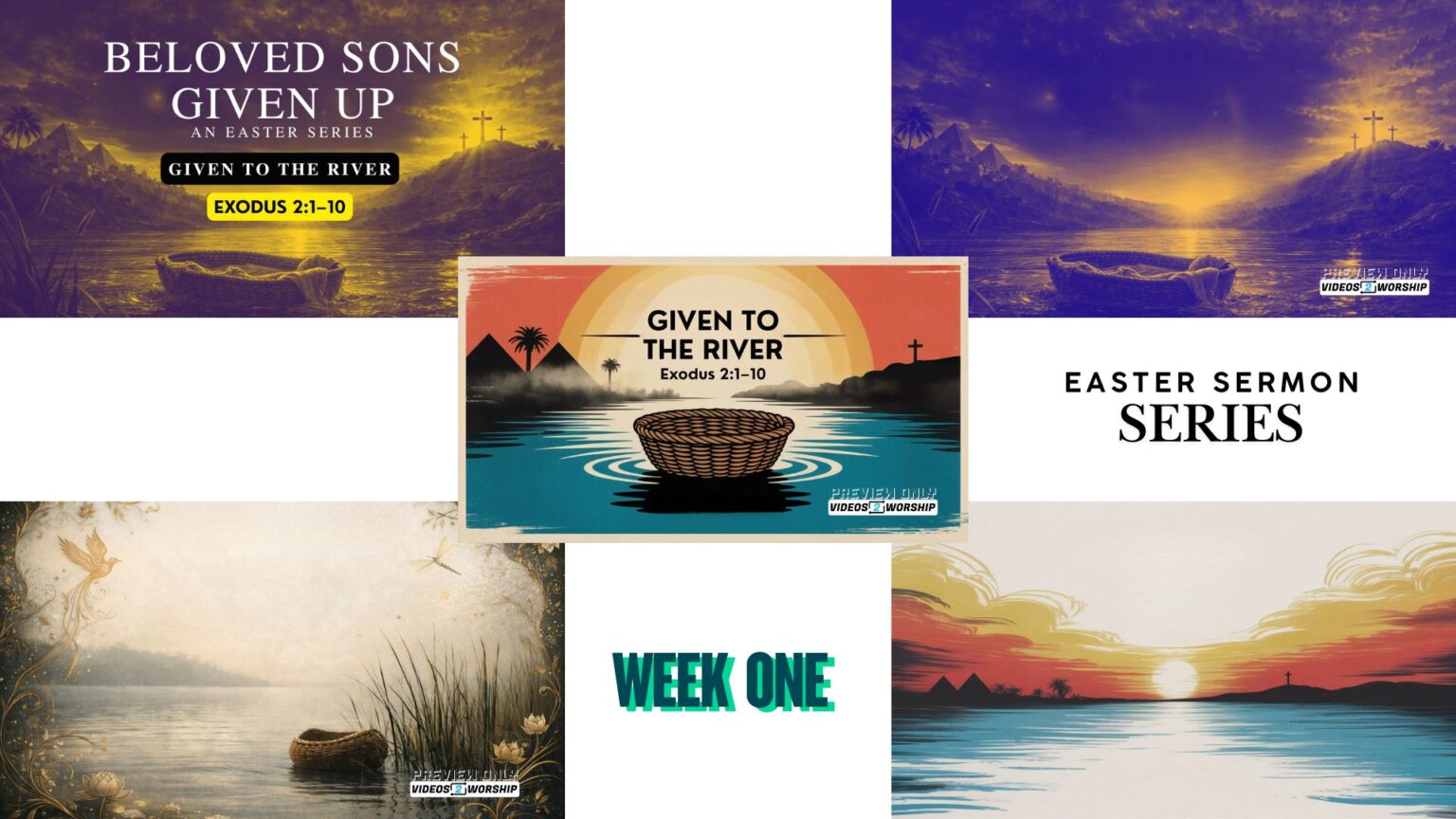 Given to the River – Easter Series Sermon 1 Graphics & PowerPoint ...